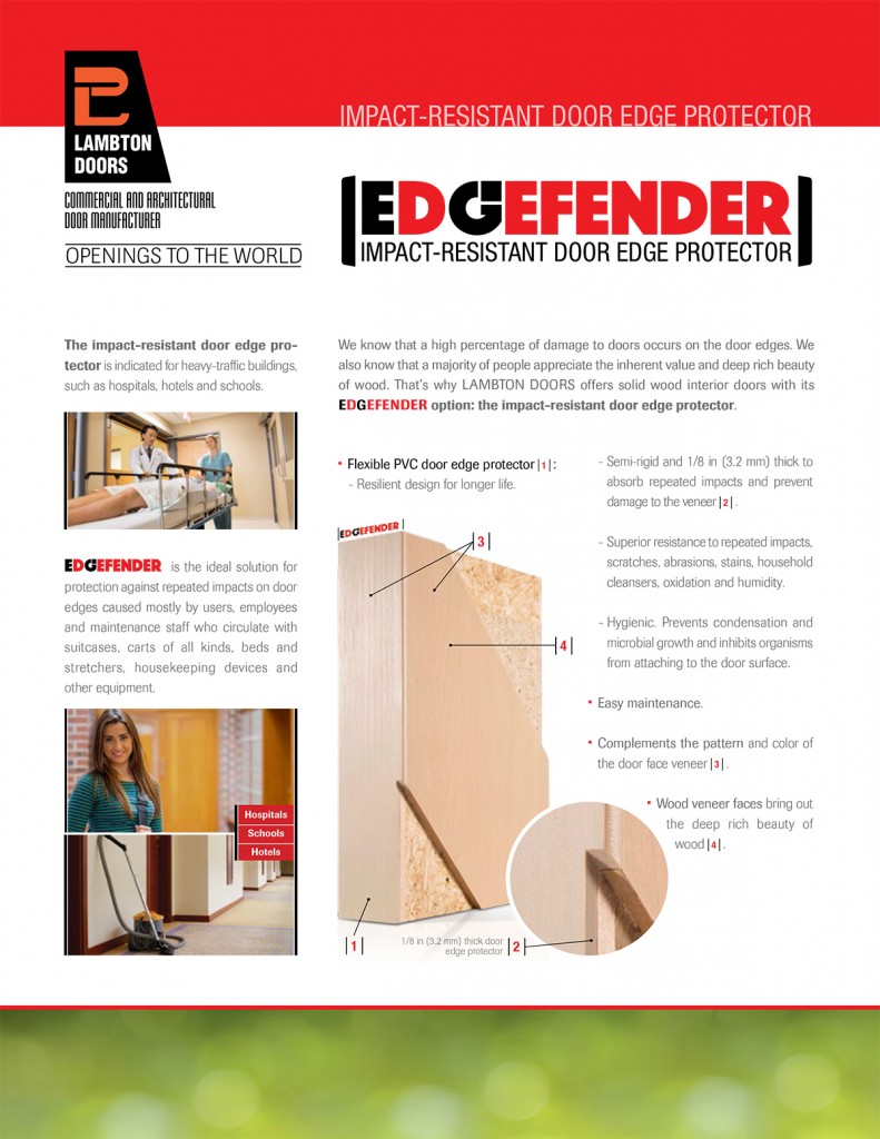 EDGEFENDER : The Impact-Resistant Door Edge Protector | Lambton Doors